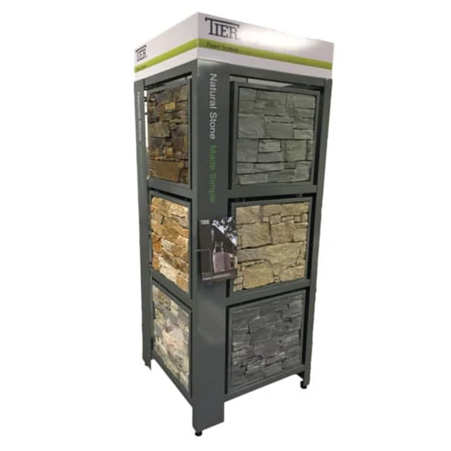 Custom Metal Stone Display Racks - Durable & Versatile