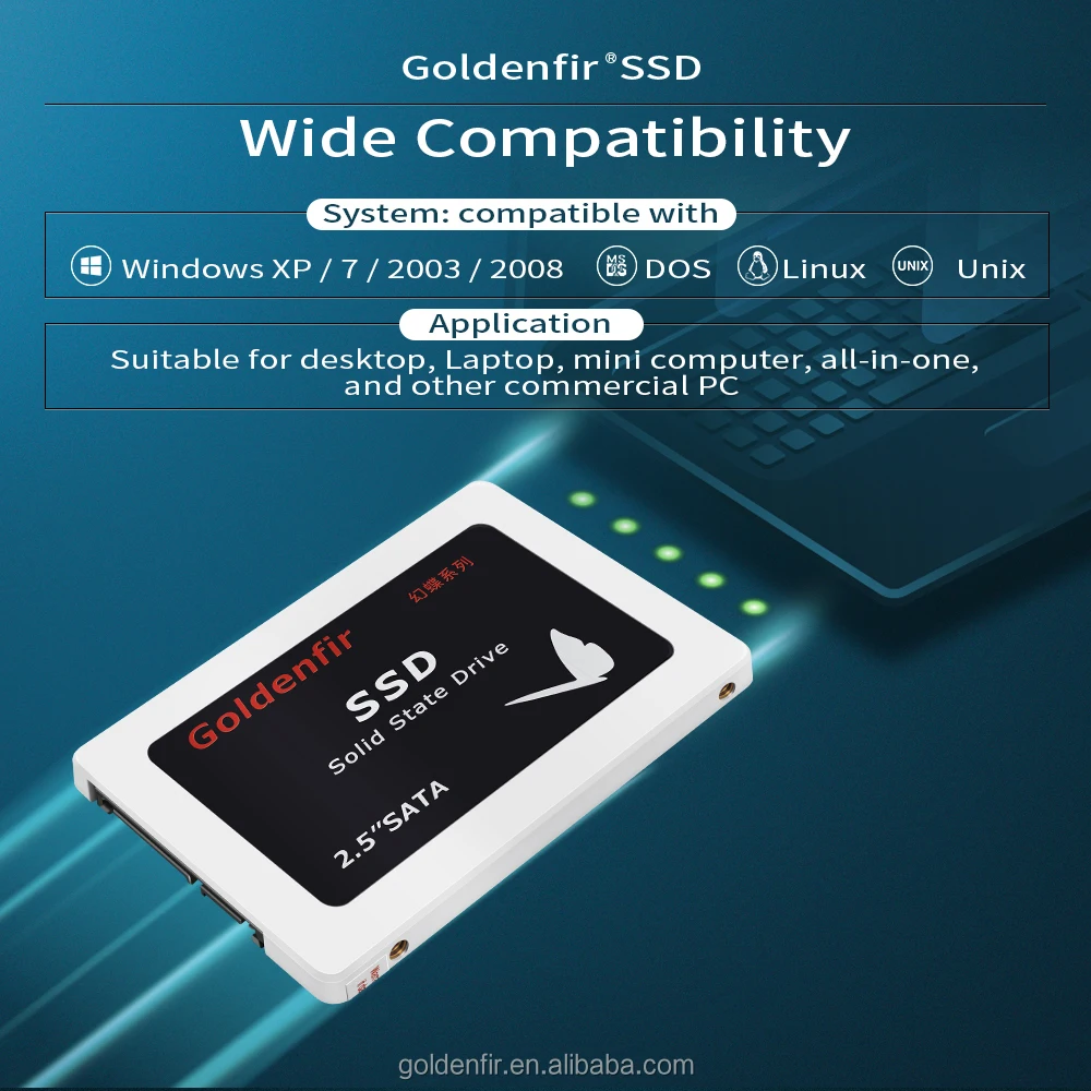 Goldenfir Ssd 256gb 512gb 1tb 2tb 2.5-inch Flash Drive Internal Solid State Drive Laptop Desktop ...
