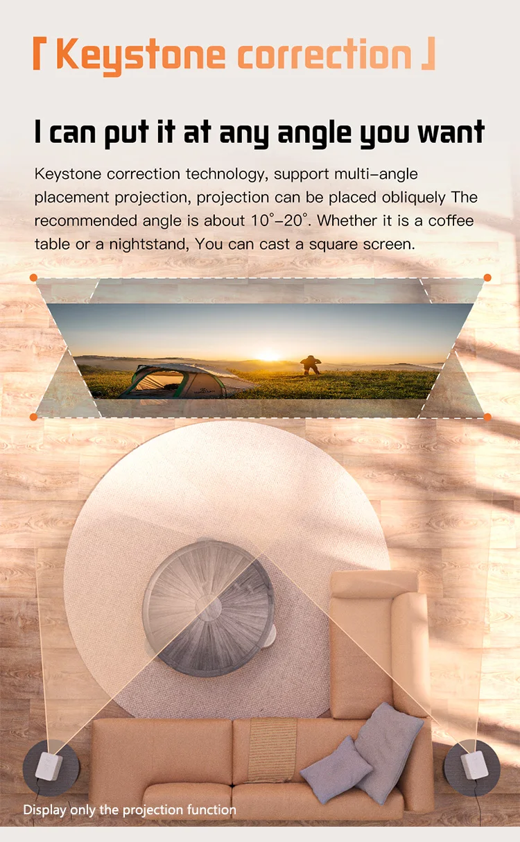 S30 MAX Theater 4K Android Projector - Portable & Bright