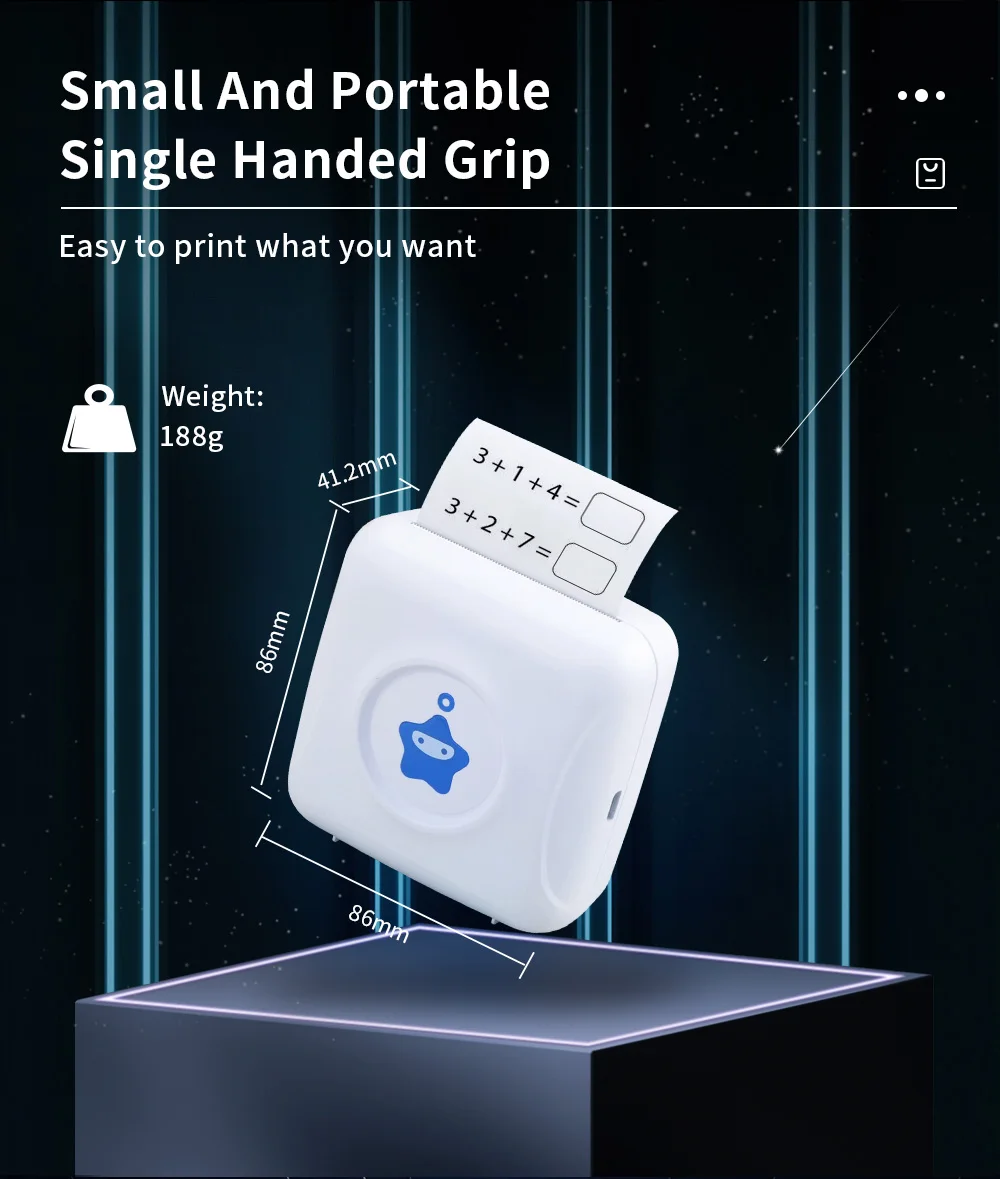 Xprinter Xp-tp2 Imprimante Thermique Portable Printer For Mobile Phone ...