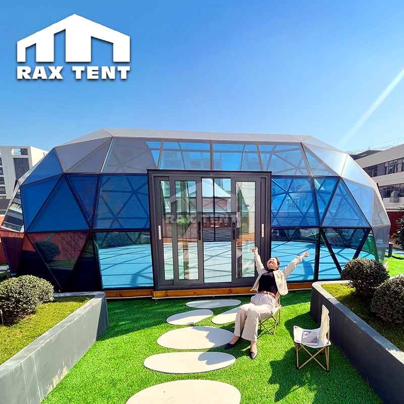 Raxtent Capsule Shape Glass Dome House For Camping Resorts Stargazed ...