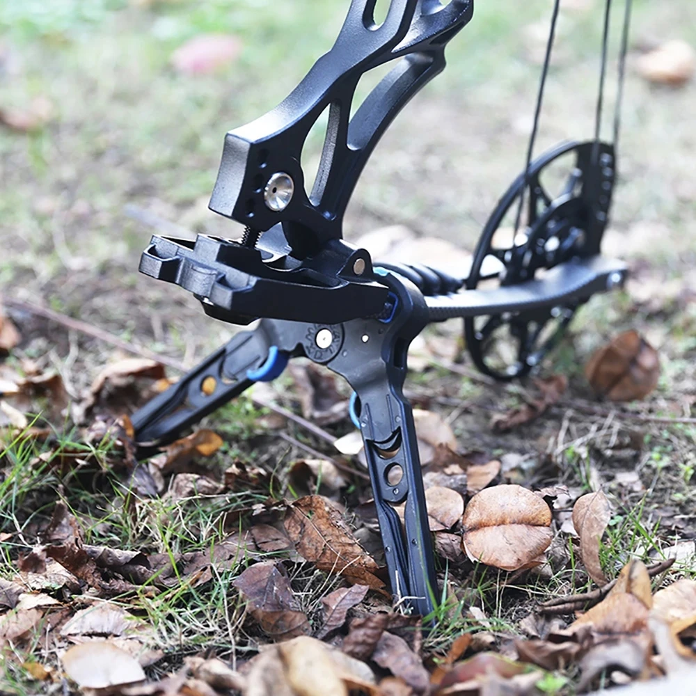 Folding Archery Compound Bow Support Stands ABS Bow Holder Bracket ...