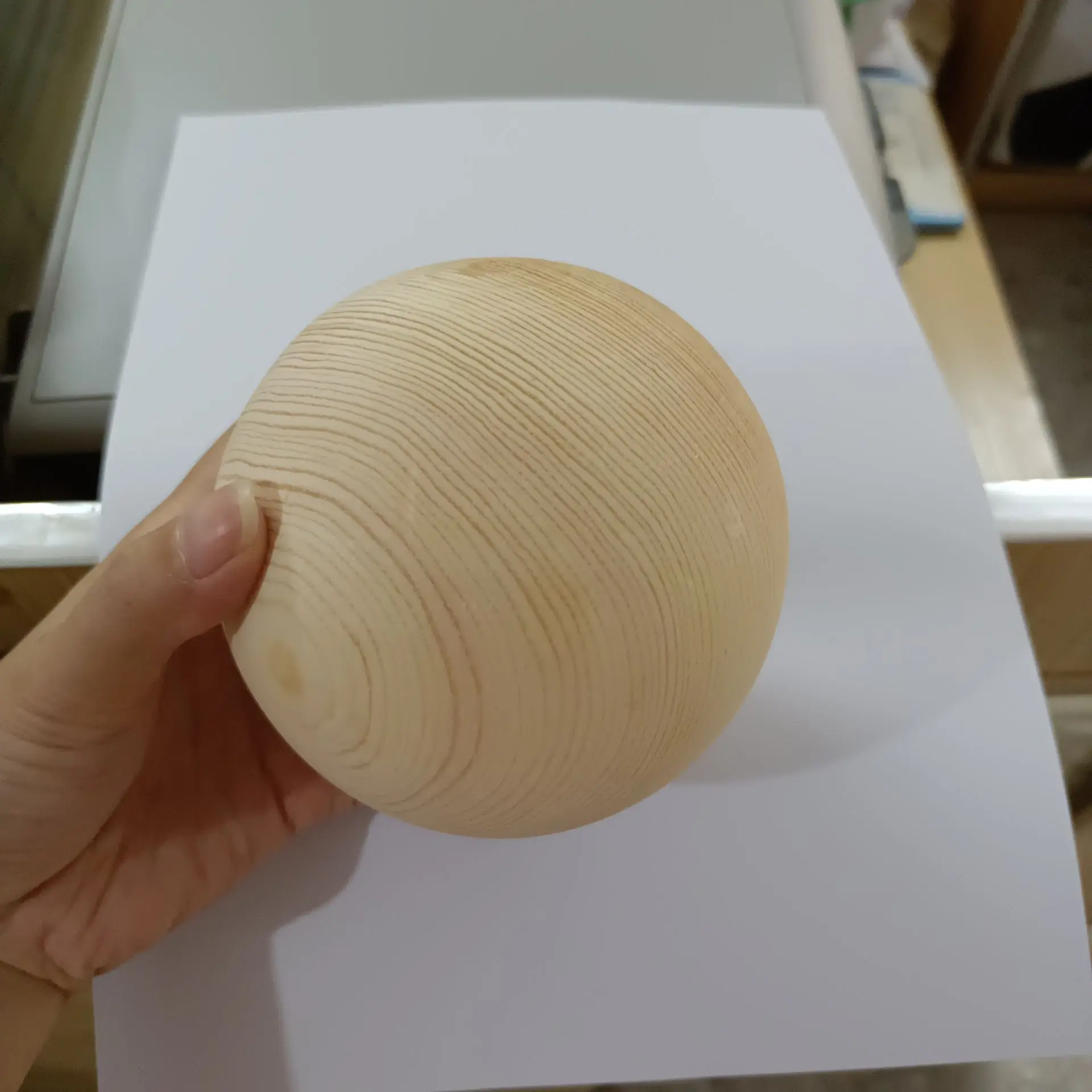 4" Pine Wood Balls - Perfect for Holiday Decor & Crafts