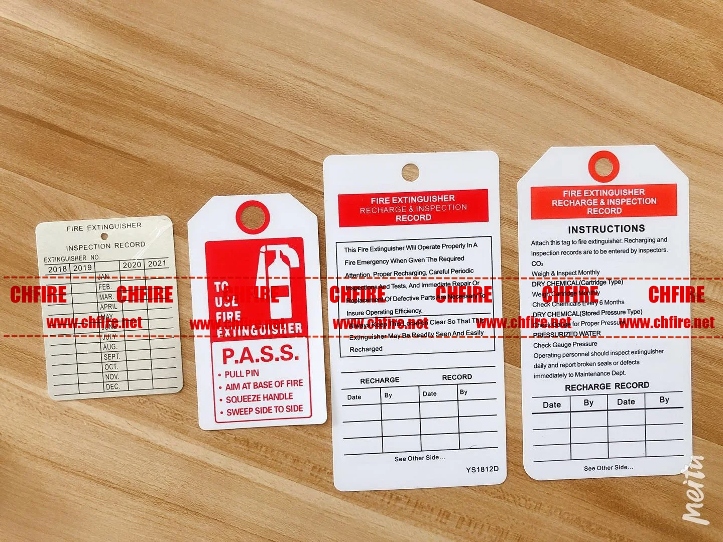 CHFIRE Security Warning Extinguisher Tag| Alibaba.com
