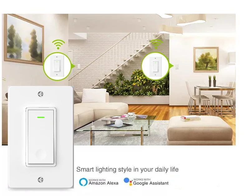 Zigbee Listed American Usa 3-way 120v Led Wall Dimmer Switch Light ...