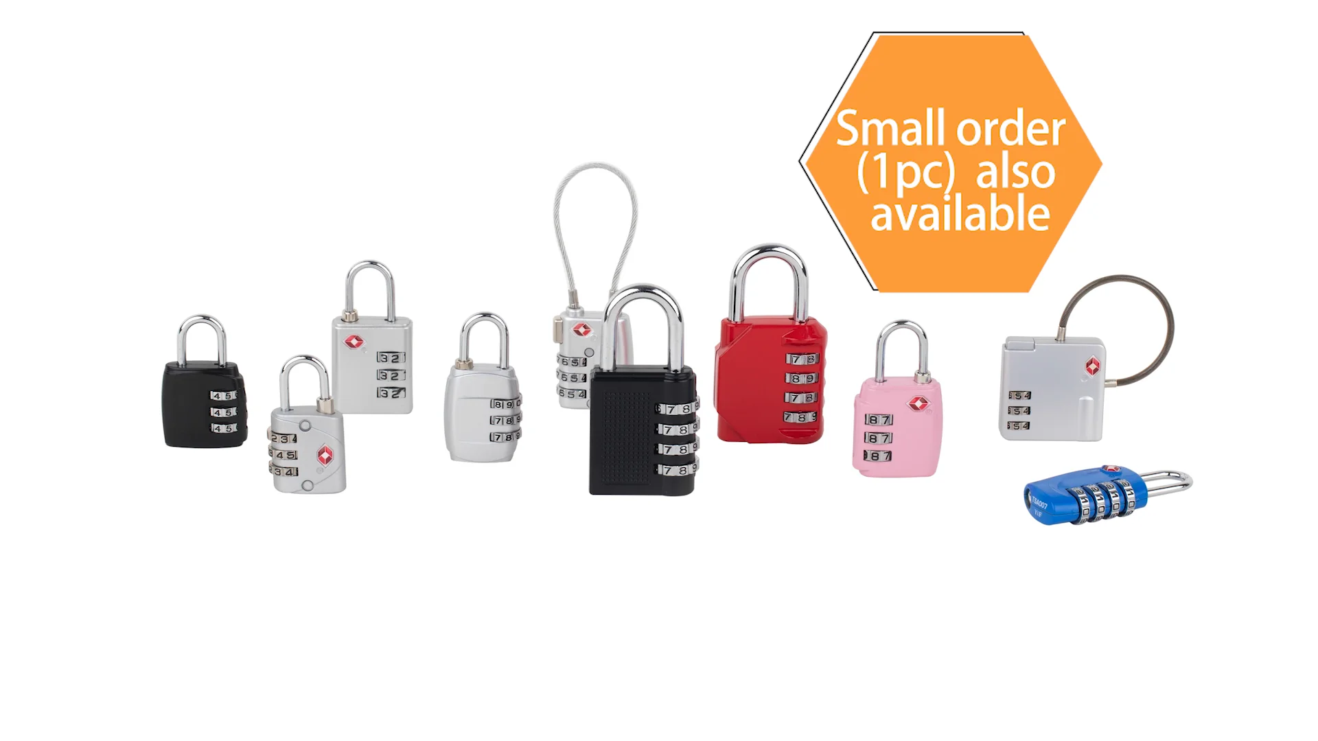 Travel Lock 3-digit Combination Code Lock Safety Seal Security Tsa ...