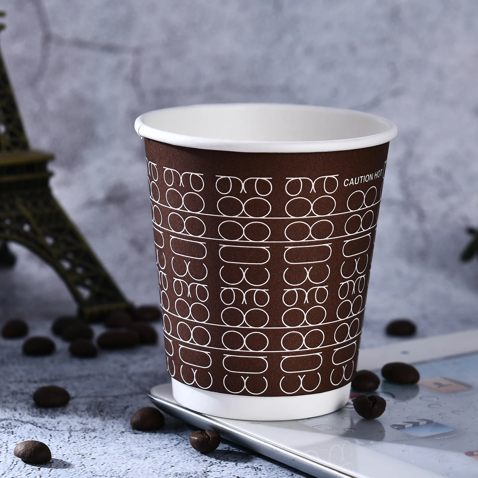 Eco-friendly Print Reusable Disposable Horizontal Ripple Single Wall ...