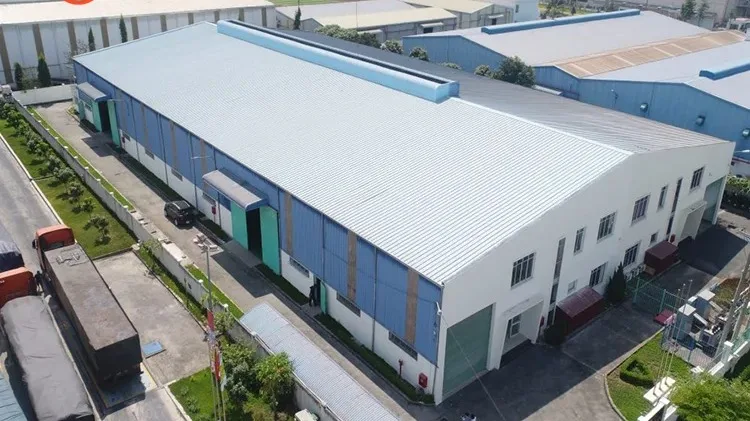 Steel Frame Construction Pole Barn Prefabricated Warehouse Metal ...