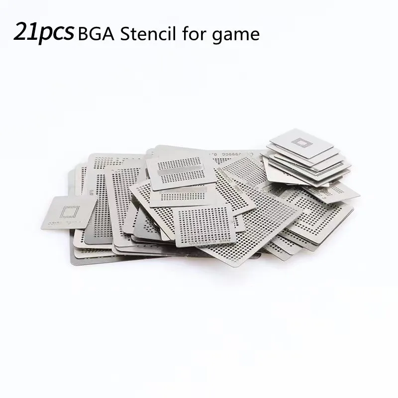 Universal Bga Reballing Stencil Kit Directly Heated Stencil Holder Fixture Template Jig For Ddr