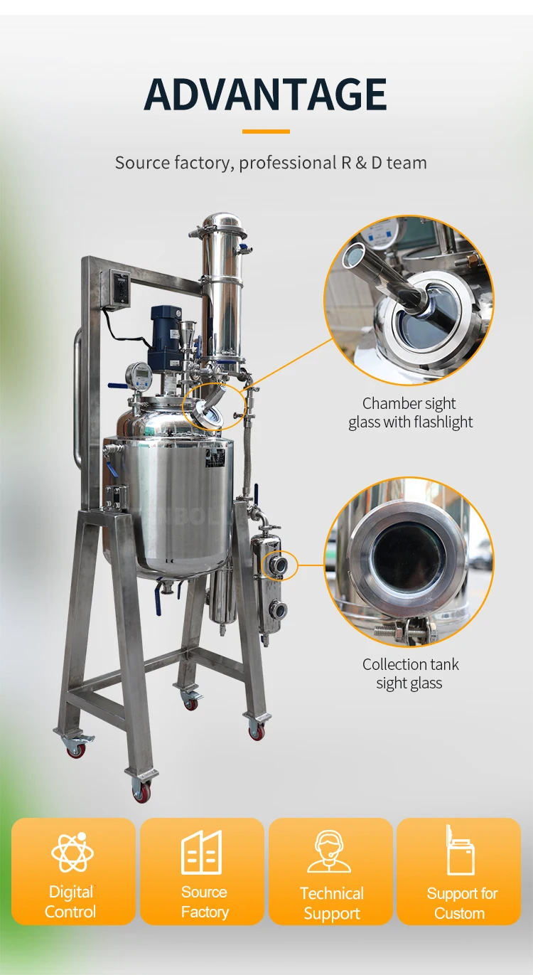 Chemical Jacketed Stainless Steel Decarboxylation Degassing Reactor ...