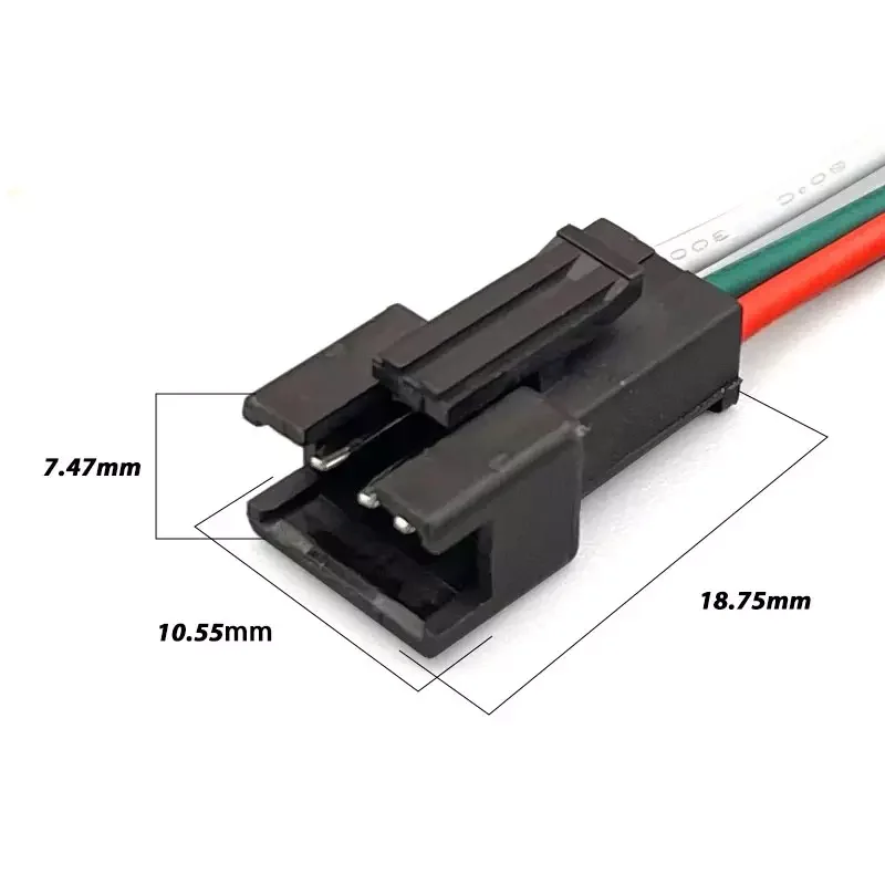 Customizable Length JST Connectors for LED Strip Lights