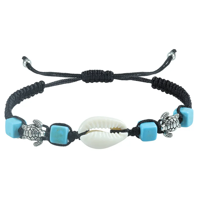 SC New Style Bohemian Turtle Bracelet Trendy Natural Stone Turquoise ...