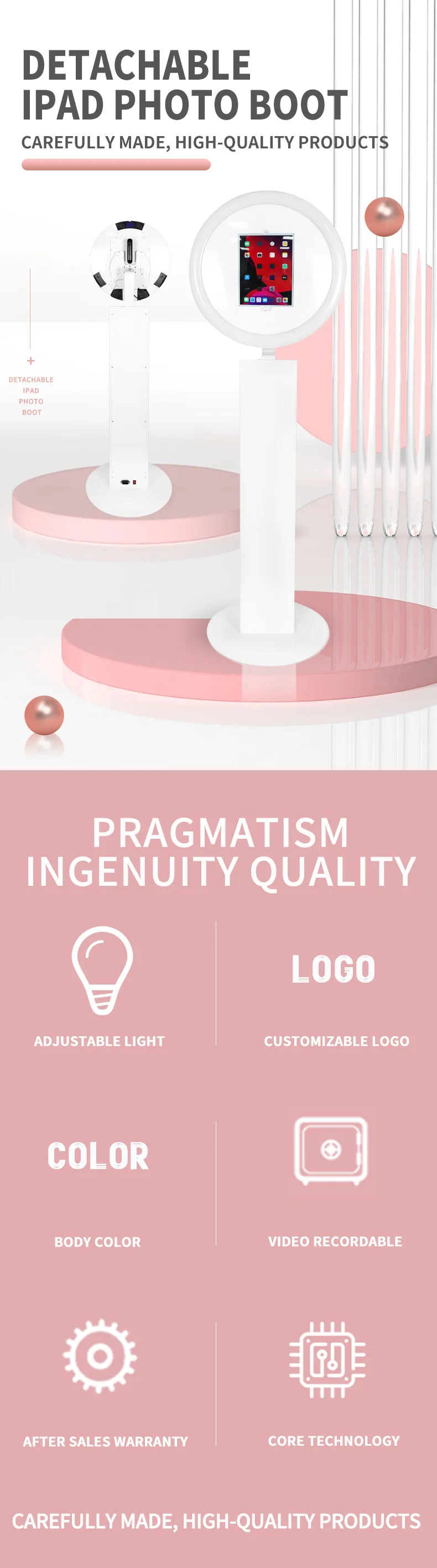 Portable IPad Photobooth Machine Wedding or Portable IPad Photobooth ...