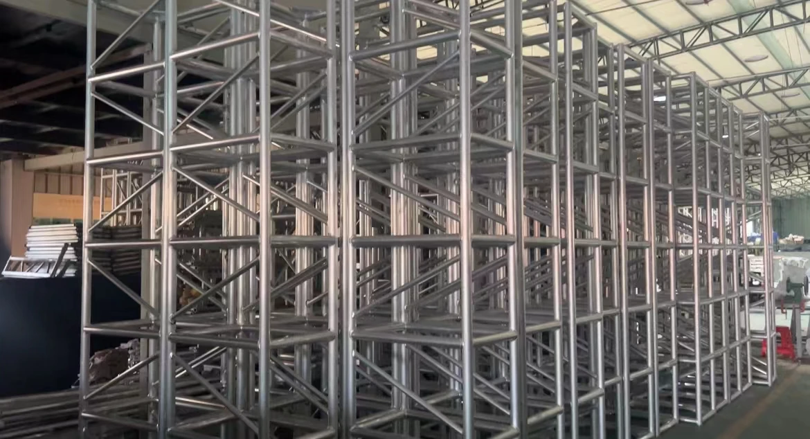 Outdoor Aluminum Stage Platform Concert Podium Lights Truss Stage ...