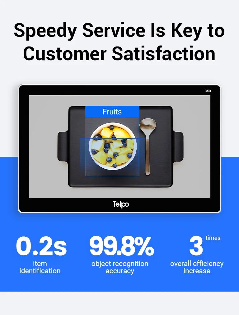 Automated Supermarket Checkout with Telpo C50 Cashier Machine