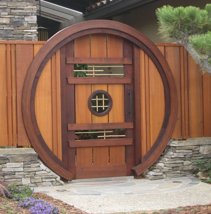 Outdoor Decorative corten steel moon gate Rusty landscape moon gate ...