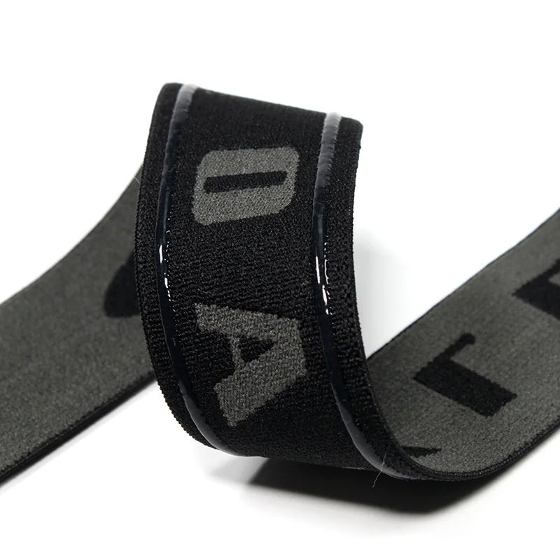 Eco-friendly Custom Jacquard Embossed Bra Strap Silicone Gripper ...