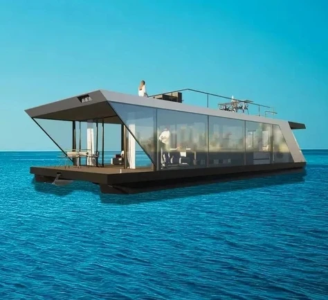 Luxury Floating Hotel Glamping Pod Prefabricated Luxury Container ...
