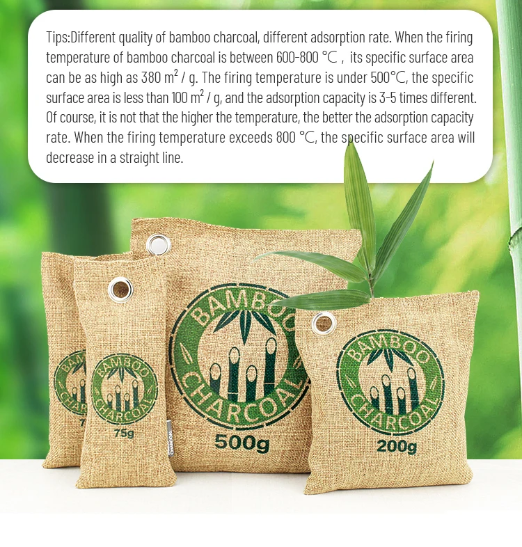Bamboo Charcoal Air Freshening Odor Absorber Bag Deodorant Sneaker ...