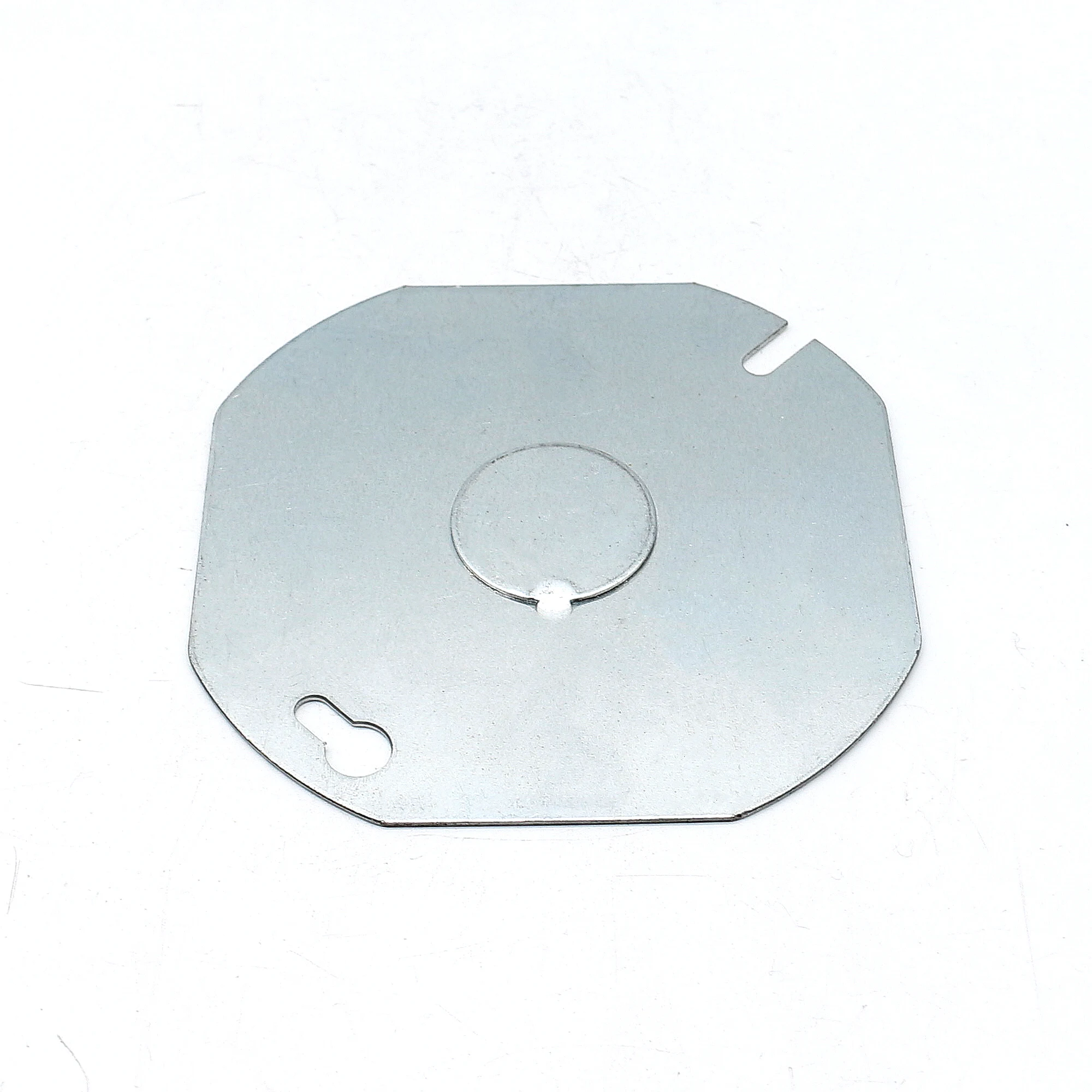 4" Octagon Metallic Conduit Box Flat Cover With 3/4" Knockout - Buy 4 ...