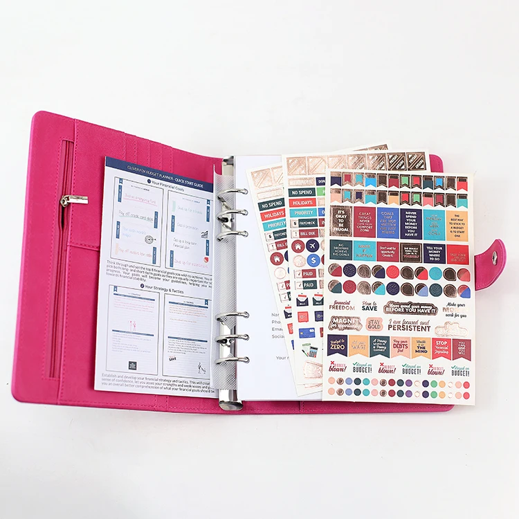 Personal Leather Planner Binder A5 Ring Binder Planner - Buy Personal ...