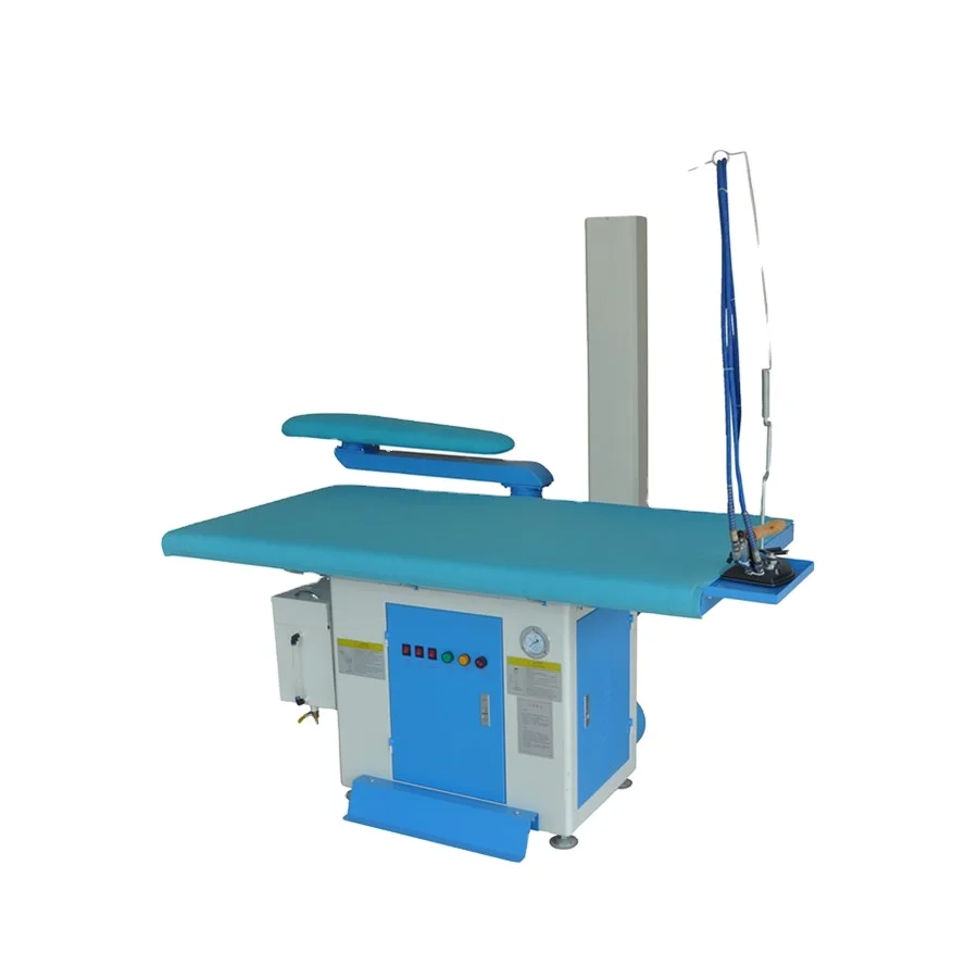 Complete set steam ironing table with boiler for laundry , industry ...