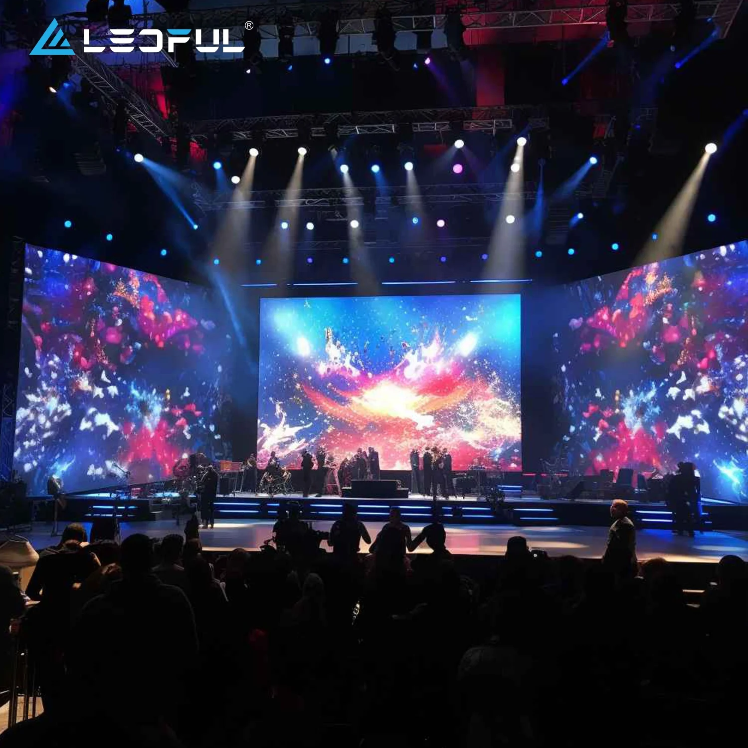 Alibaba.com: 2x3m Pakistan Giant Advertising Curved Rental Stage Wall ...