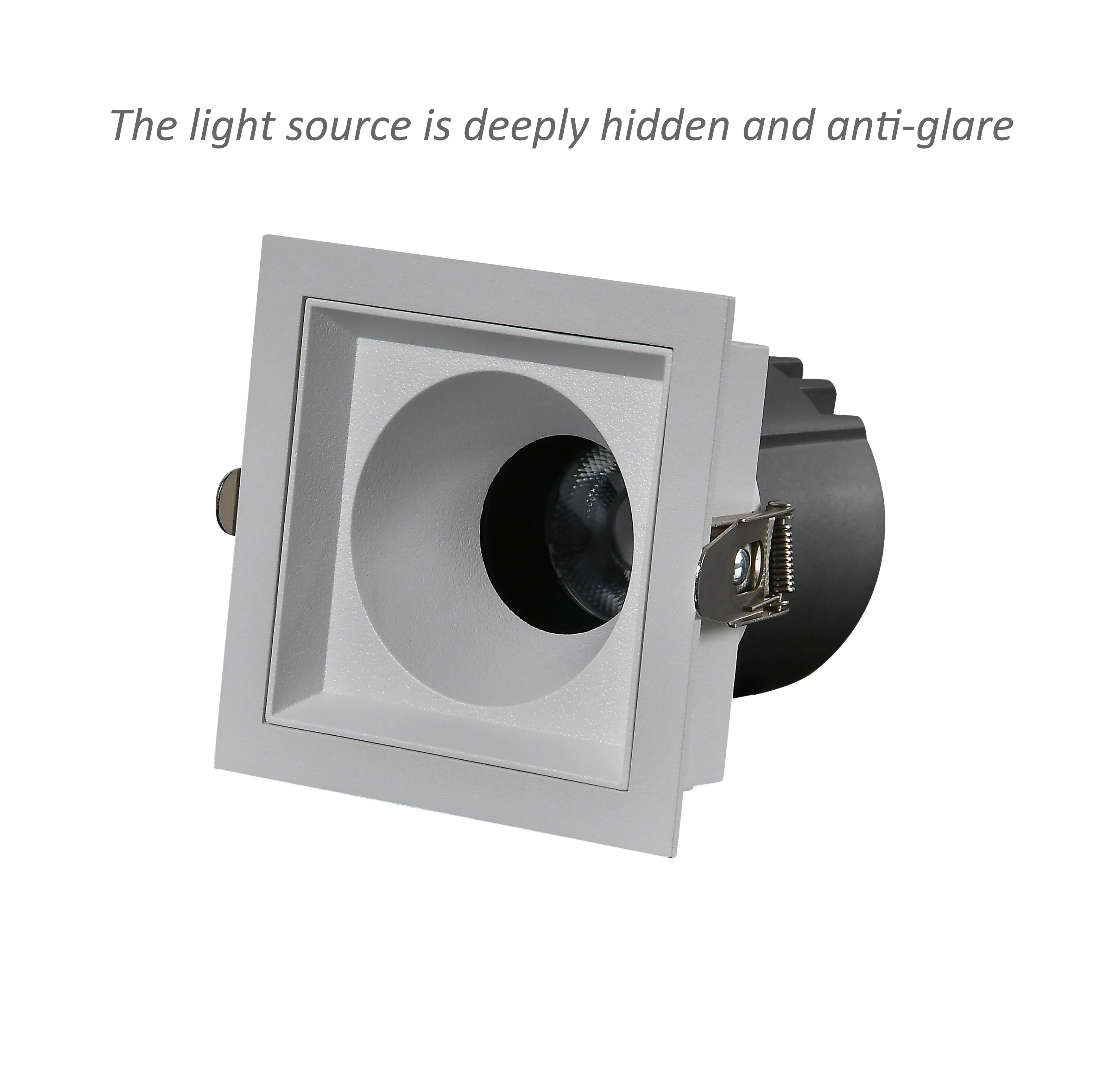 SS05005 12W 15W Adjustable Square Recessed Dimmable LED Ceiling Down ...
