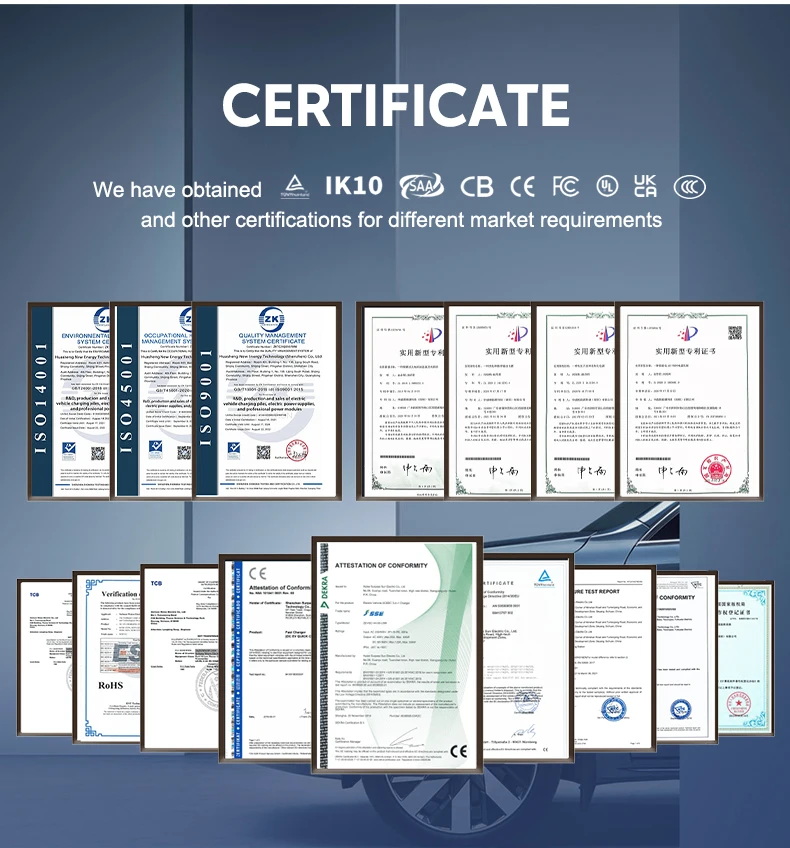 Amecee Ocpp Ev Charger Wallbox 11kw Type 2 380v 3phase Rfid Card 4g ...