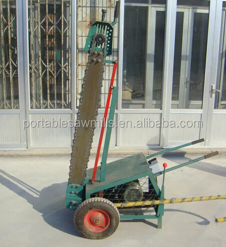 Wood Sawmill Electric Tree Log Chainsaw Wood Log Cutting Machine Wood ...