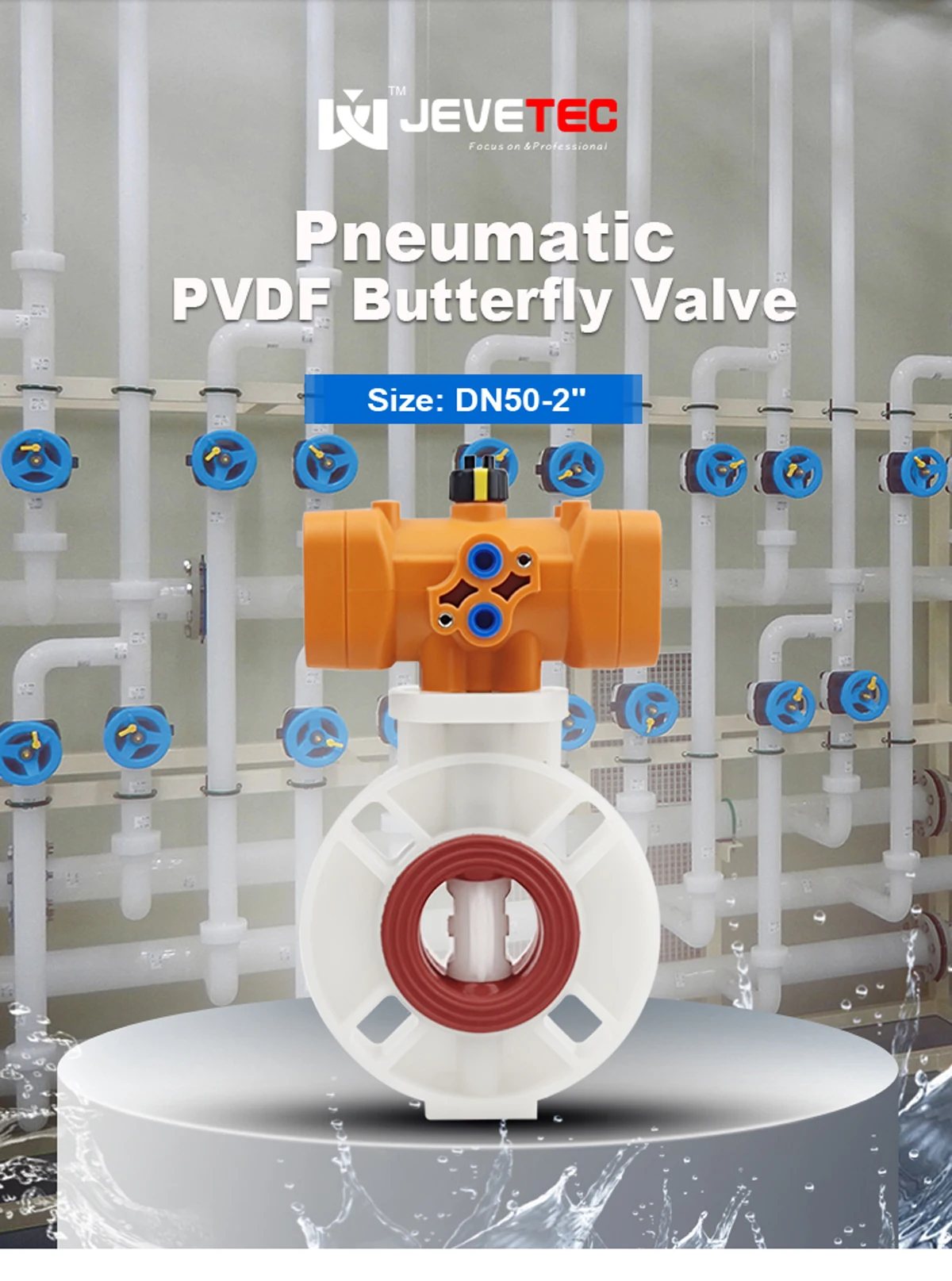 Factory Spot Pneumatic Pvdf Butterfly Valve - Buy Pvdf Butterfly Valve ...