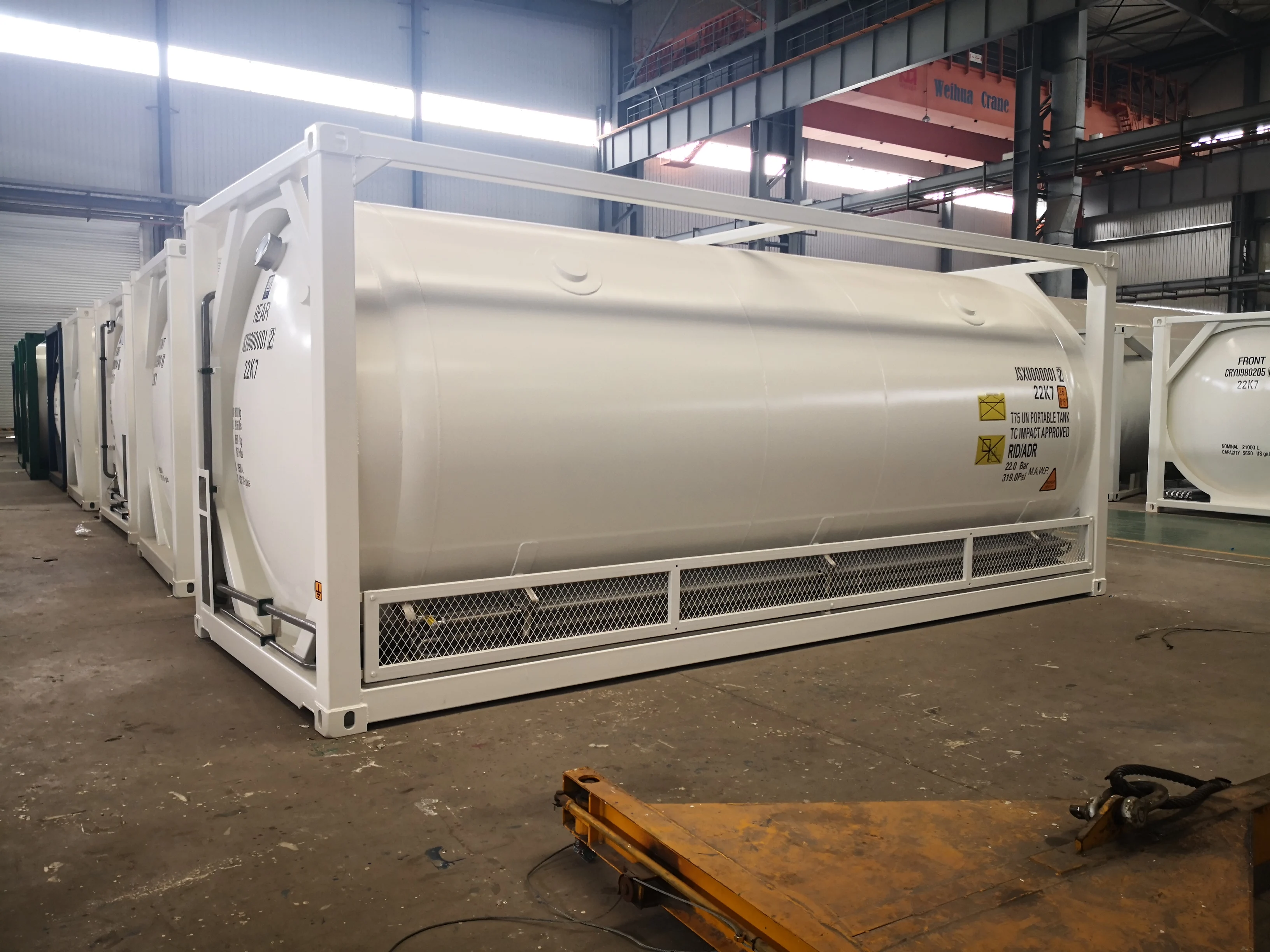 Asme / Iso Standard T75 Tank Lng Tank Container Storage And Transport ...