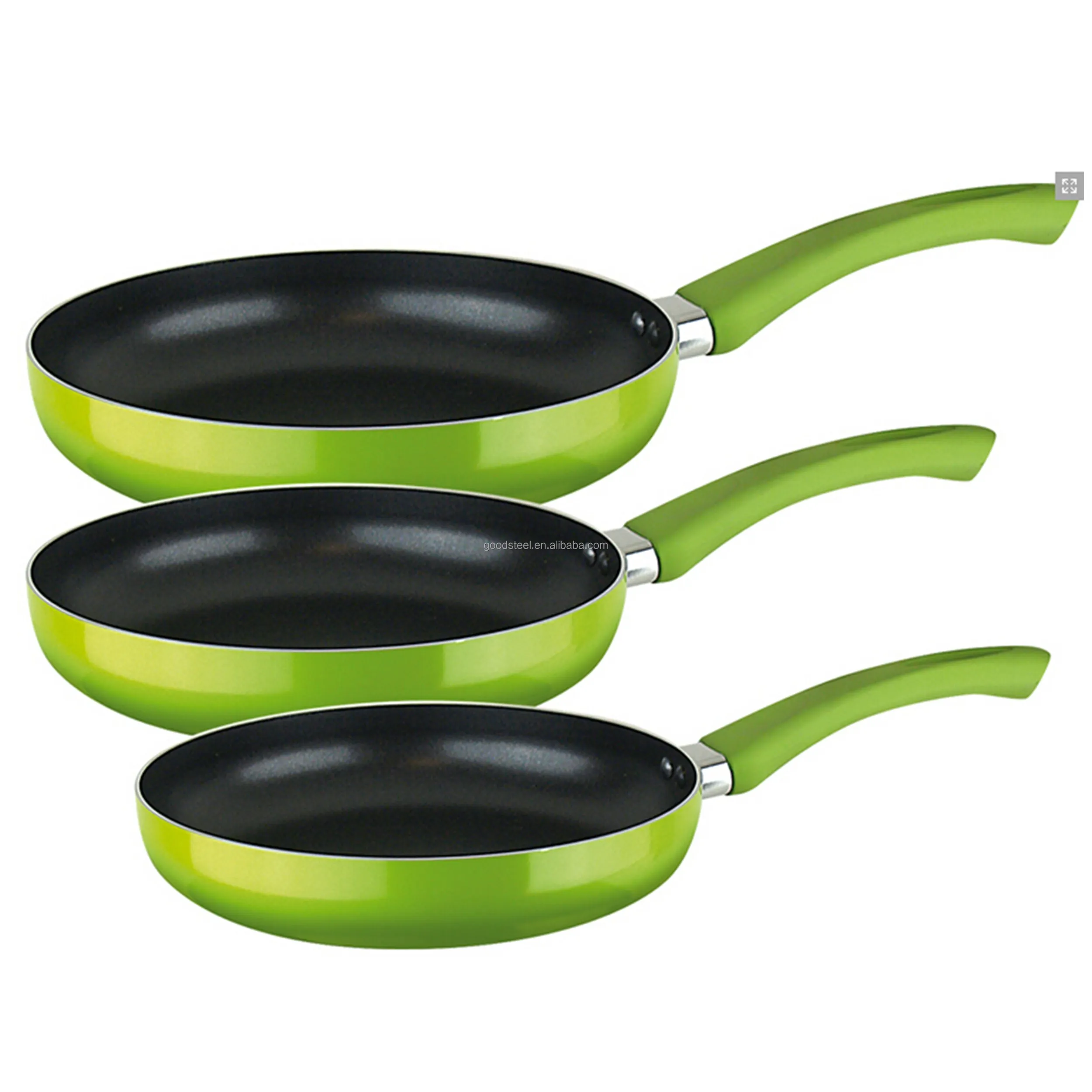 20cm & 24cm & 30cm Fry Pan Set Pressing Aluminum Non Stick Sarten Msf ...