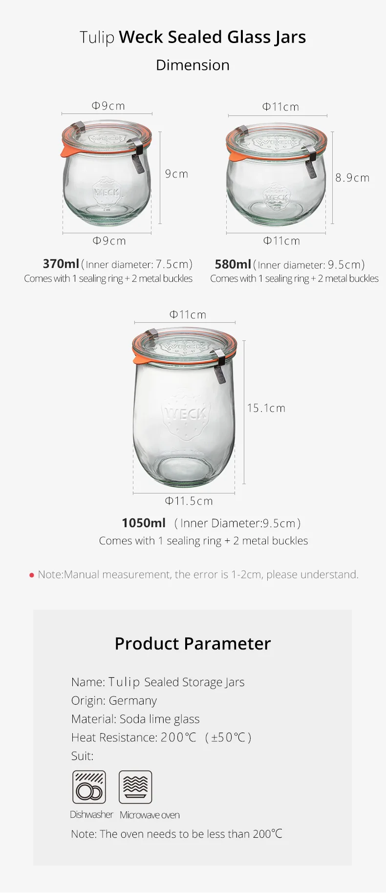 WECK Sealing Jars - Eco-Friendly & Luxury Kitchen Essentials