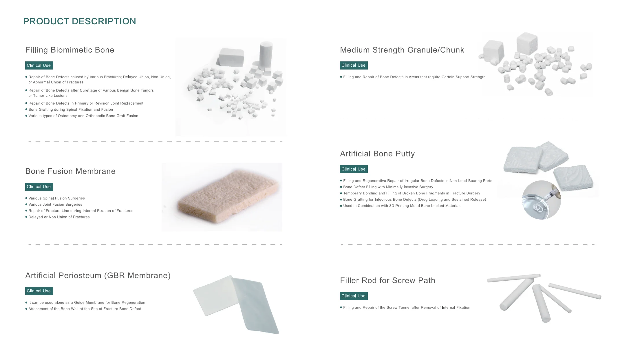 Bone Membrane (GBR) - Absorbable Collagen for Orthopedic Surgery