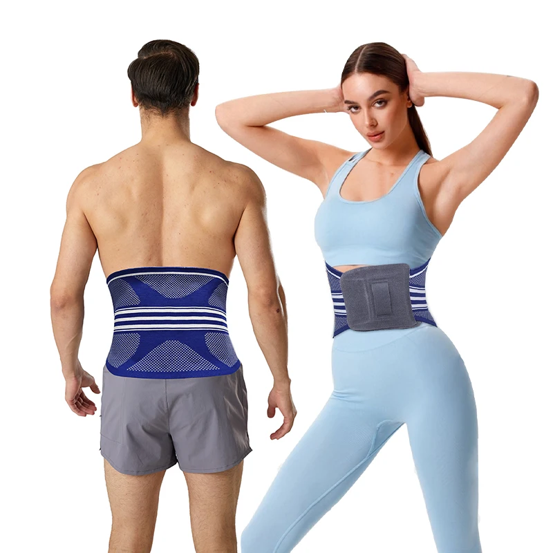 Universal 3d Knit Lumbar Support Supporter Back Brace Waist Support ...