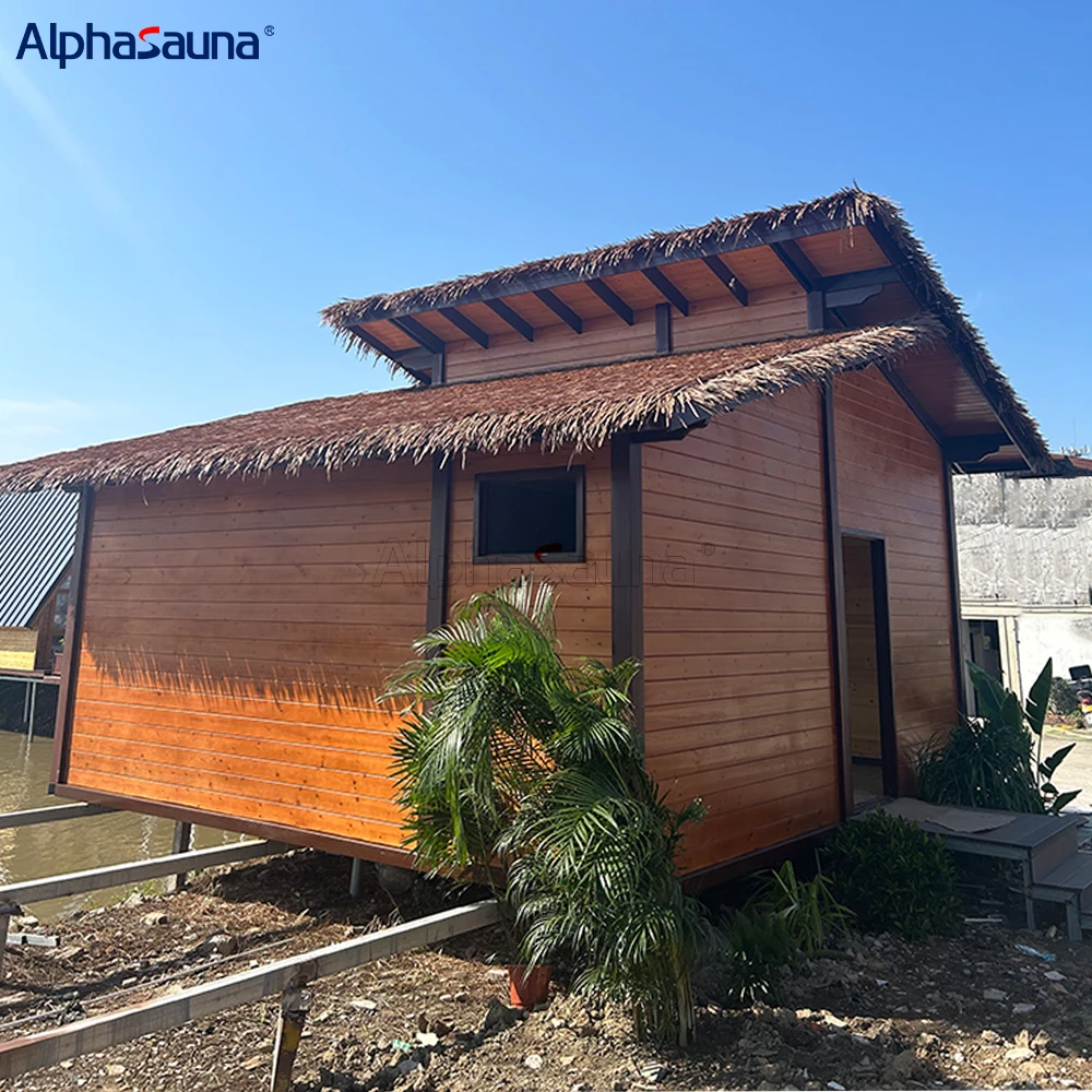 Cottage Resort Prefab House - Small Beach Cabin with Reed Diffuser for Wood