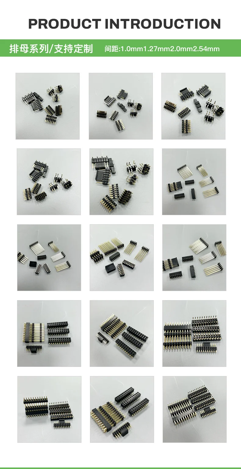 Single Plastic Row Needle Female Header Arduino Female Pins Header ...