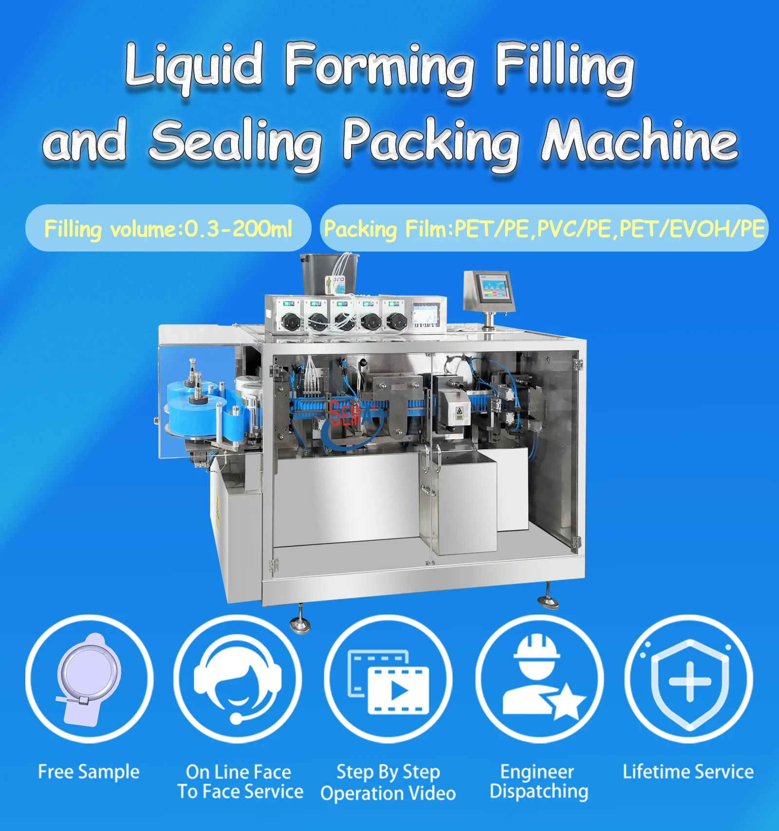 Automatic Ampoule Bottle Injection Liquid Forming Filling Machine - Buy ...