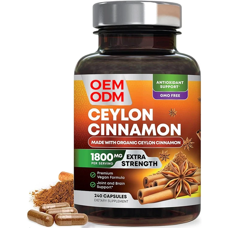 240 Capsules Pure Cinnamon Capsules Organic Ceylon Cinnamon Pills ...