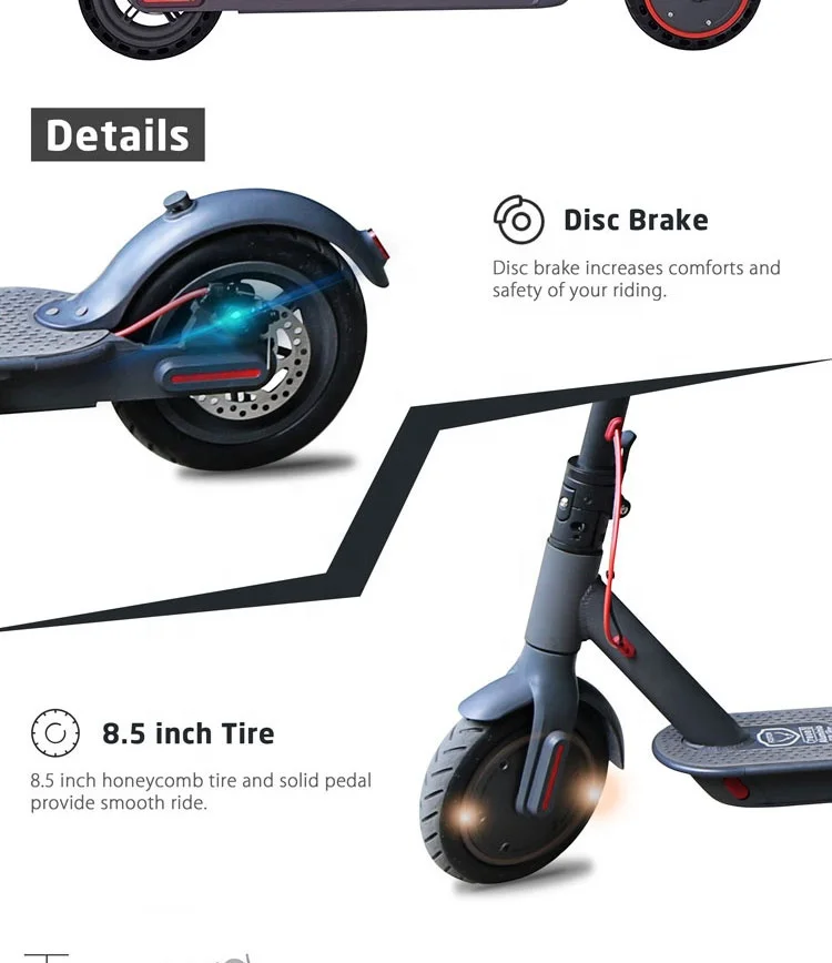 Germany Warehouse M365 Pro 2 Wheels 350w 8.5inch Foldable Eu ...