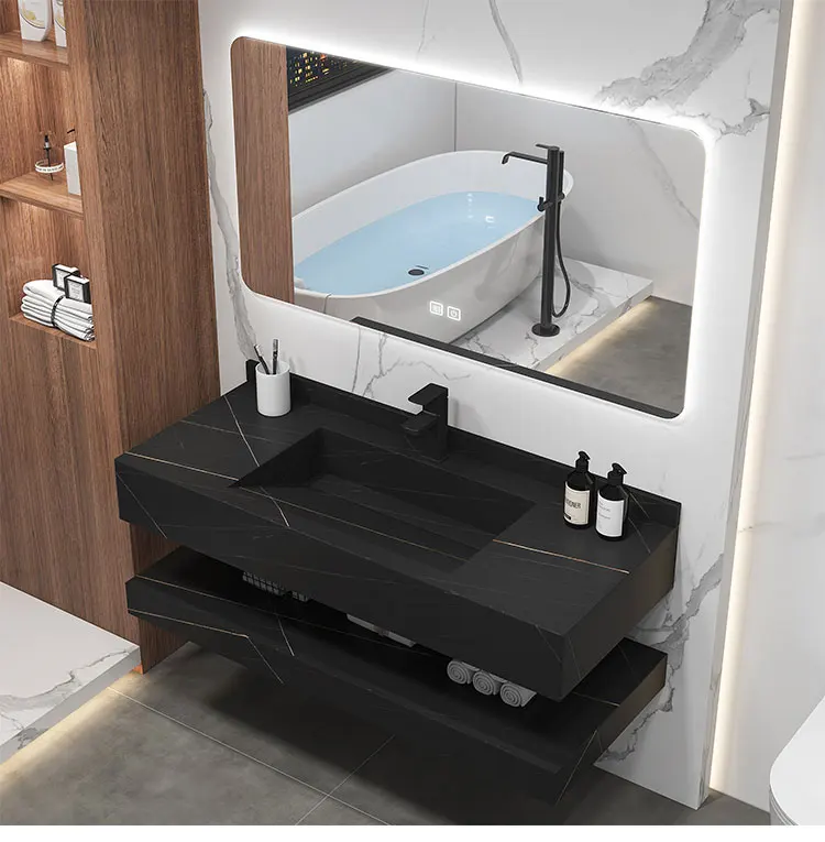 Custom Luxury Hotel Vanity Sink - Ceramic Slab Wash Basin