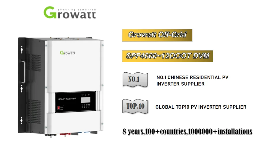 GROWATT SPF12KT DVM - Efficient Solar Inverter for off Grid