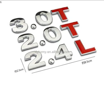 Custom 3d Abs Letters Car Emblem Badge Metal Brand Logo For Truck Metal ...