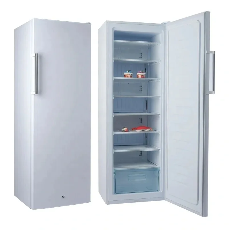 235L Manual Defrost Upright Freezer with 8 Drawers