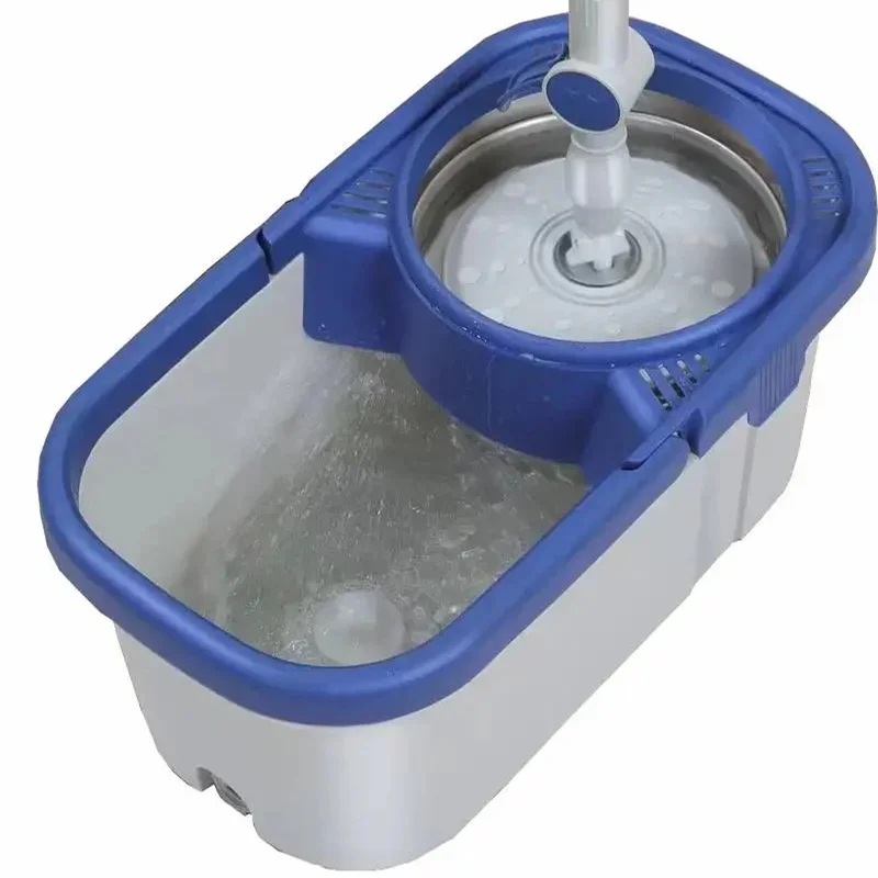 Rotary Mop With Telescopic Steel Pole Rectangle Shape Convenient And ...