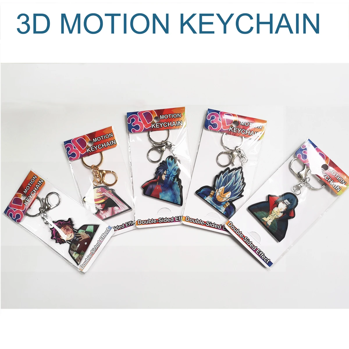 New Design Demon Slayer 3d Acrylic Keychain Dragon Ball Double-sided ...