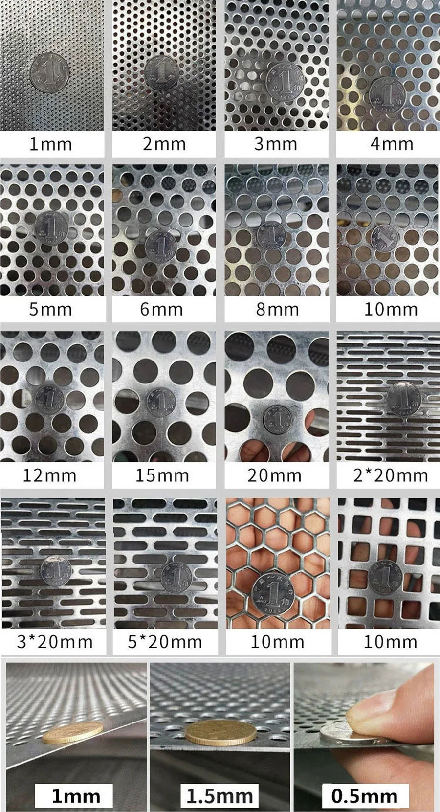 Perforated Metal Fence Isolation Fence Aluminum Punching Mesh $1.5 ...