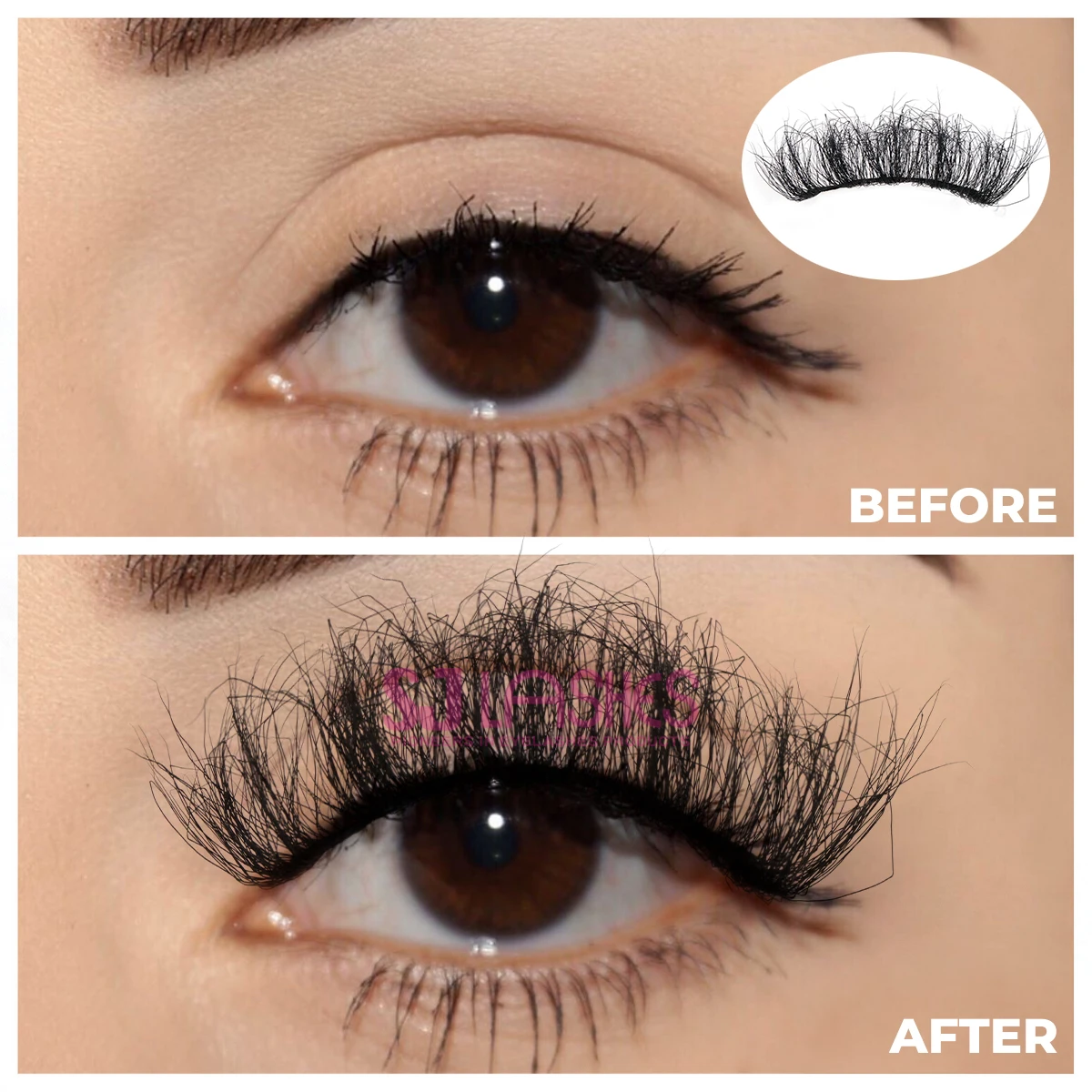 Wholesale Customized Boxes For Fluffy 3d Mink Lashes - Bulk Orders ...