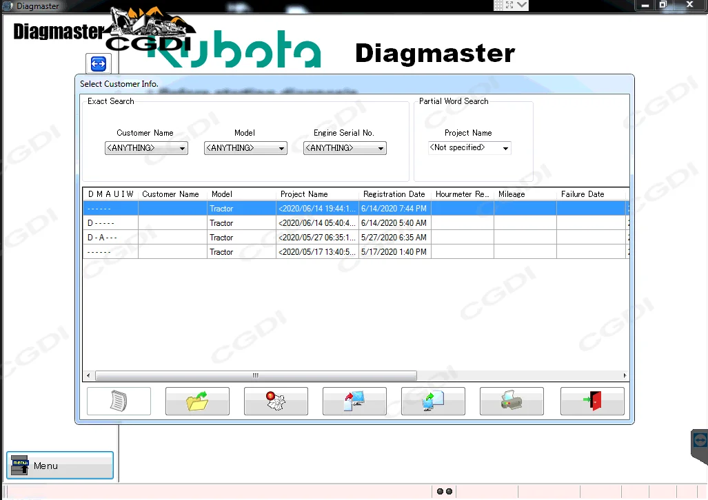 Interface For Kubota Takeuchi Diagmaster Tractor And Truck Diagnostic Tool Agricultural ...